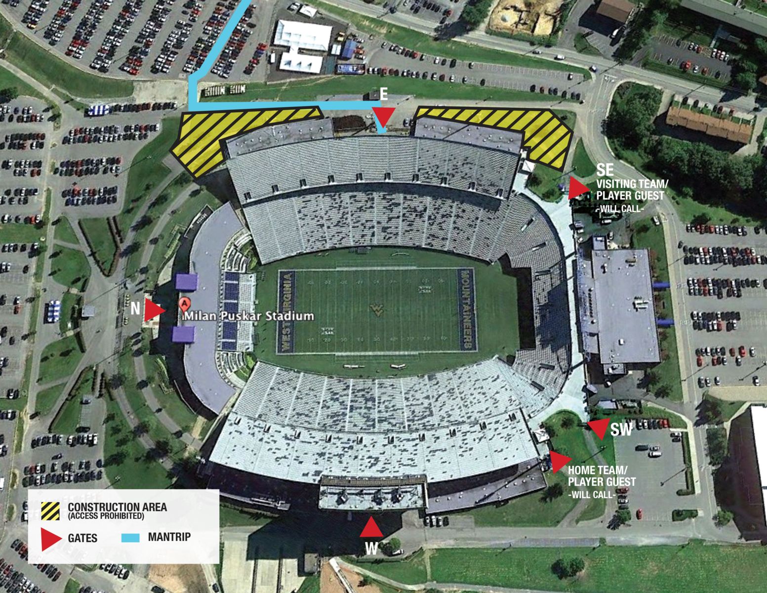 New Stadium Renovation Rendering - West Virginia University Athletics